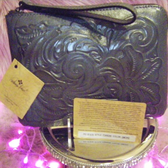 Patricia Nash | Bags | Patricia Nash Cassini Wristlet Tooled Leather ...